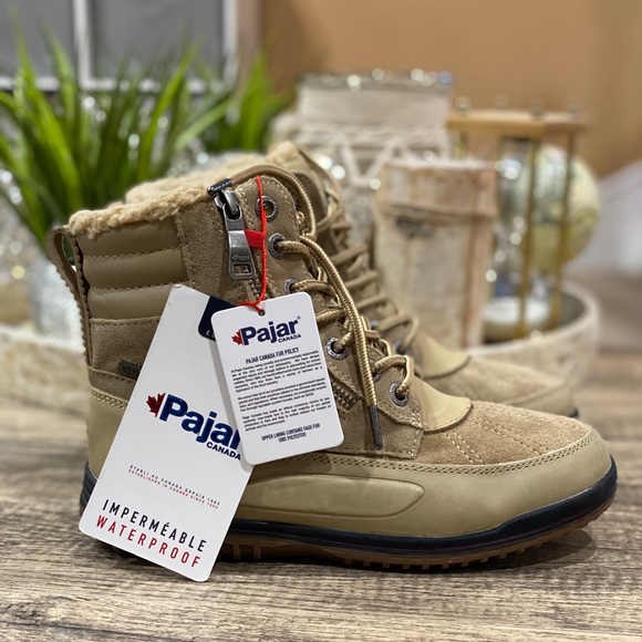 Pajar | Shoes | Pajar Jeana Waterproof Tan Leather Snow Boots | Poshmark